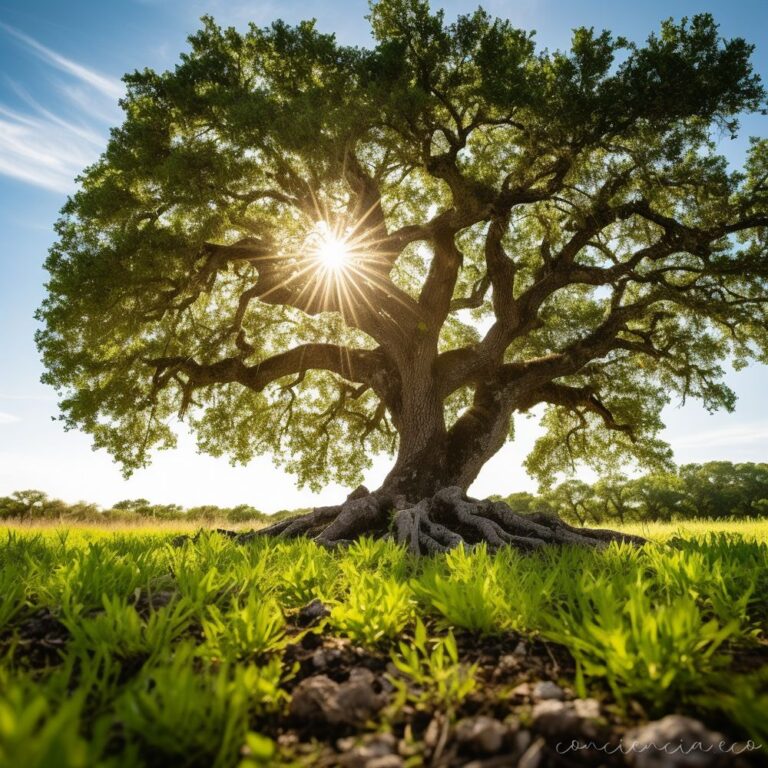 Árbol Encino Siempre Verde: Fortaleza Perenne en el Bosque » Imágenes y ...